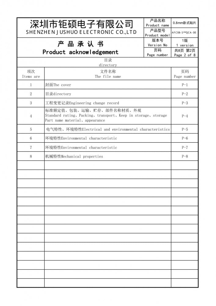 AFC08-S12QCA-00 document page 2