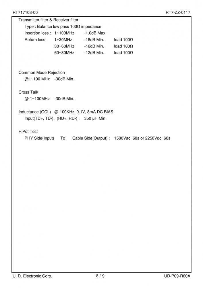 RT7-ZZ-0117 test information page 10