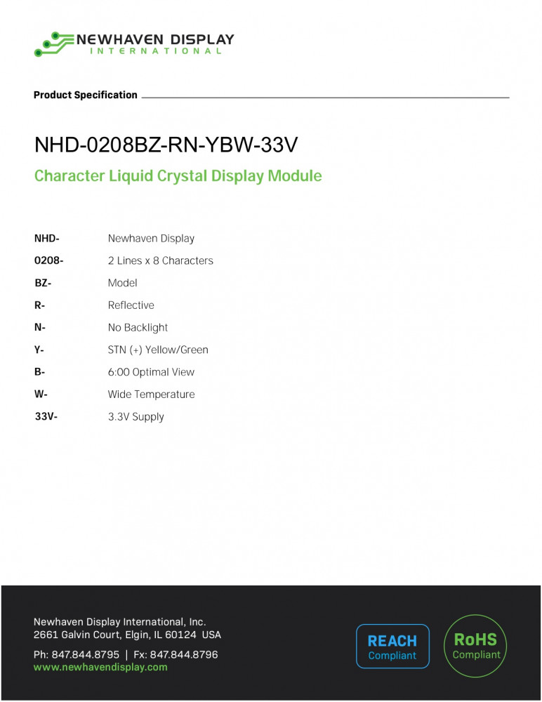 NHD-0208BZ-RN-YBW-33V document page 1