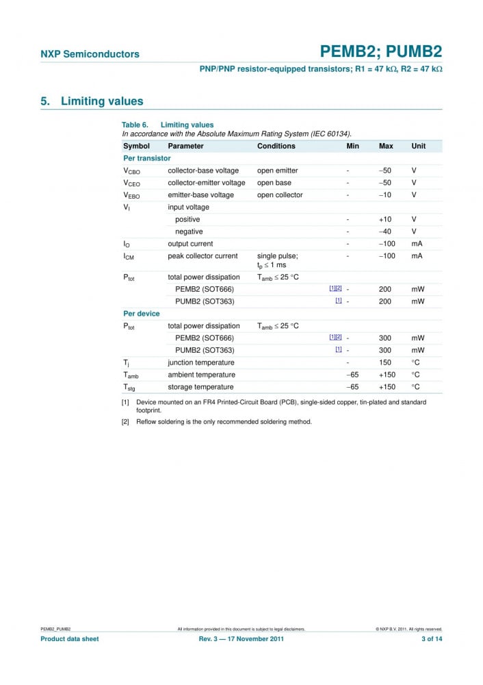 PEMB2 datasheet page 3