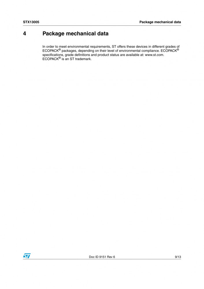 STX13005-APH datasheet page 9