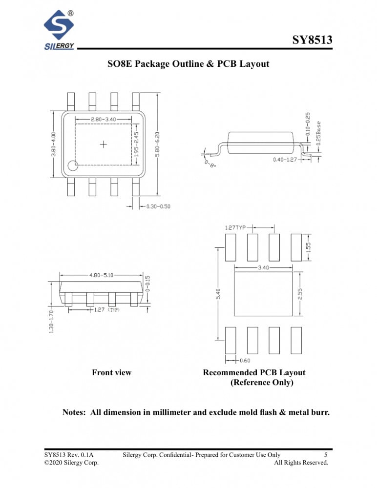 SY8513FCC datasheet page 5
