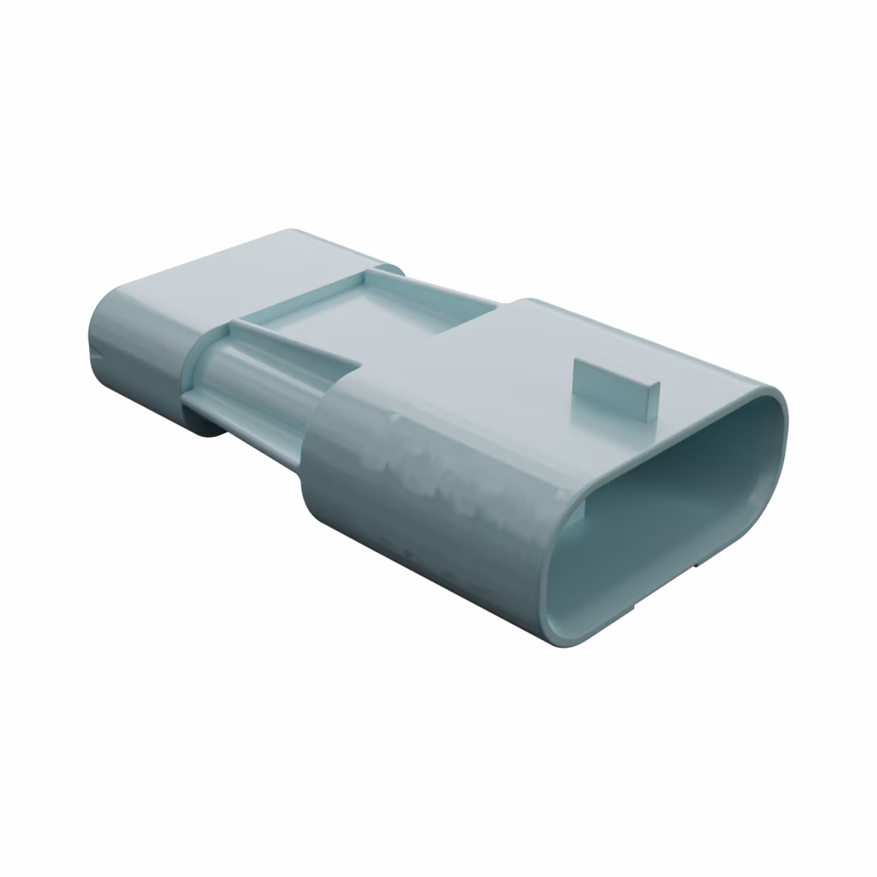 Squba Sealed Plug Assembly, 1.80mm Pitch, Single Row, 8 Circuits, Blue