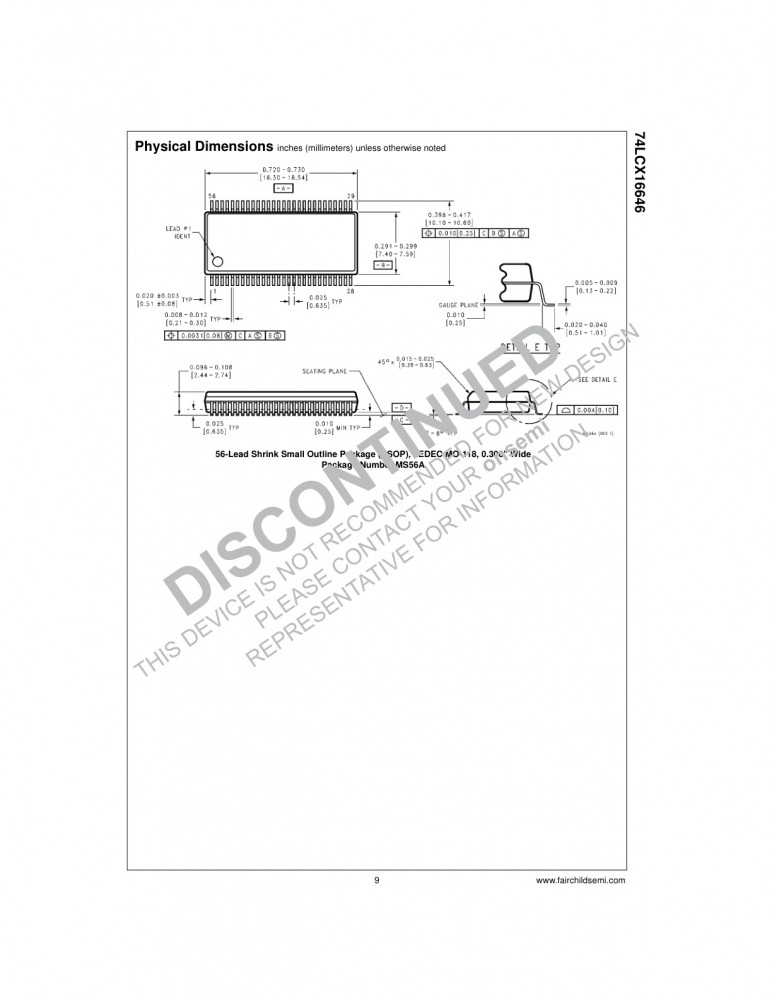 74LCX16646 datasheet page 9