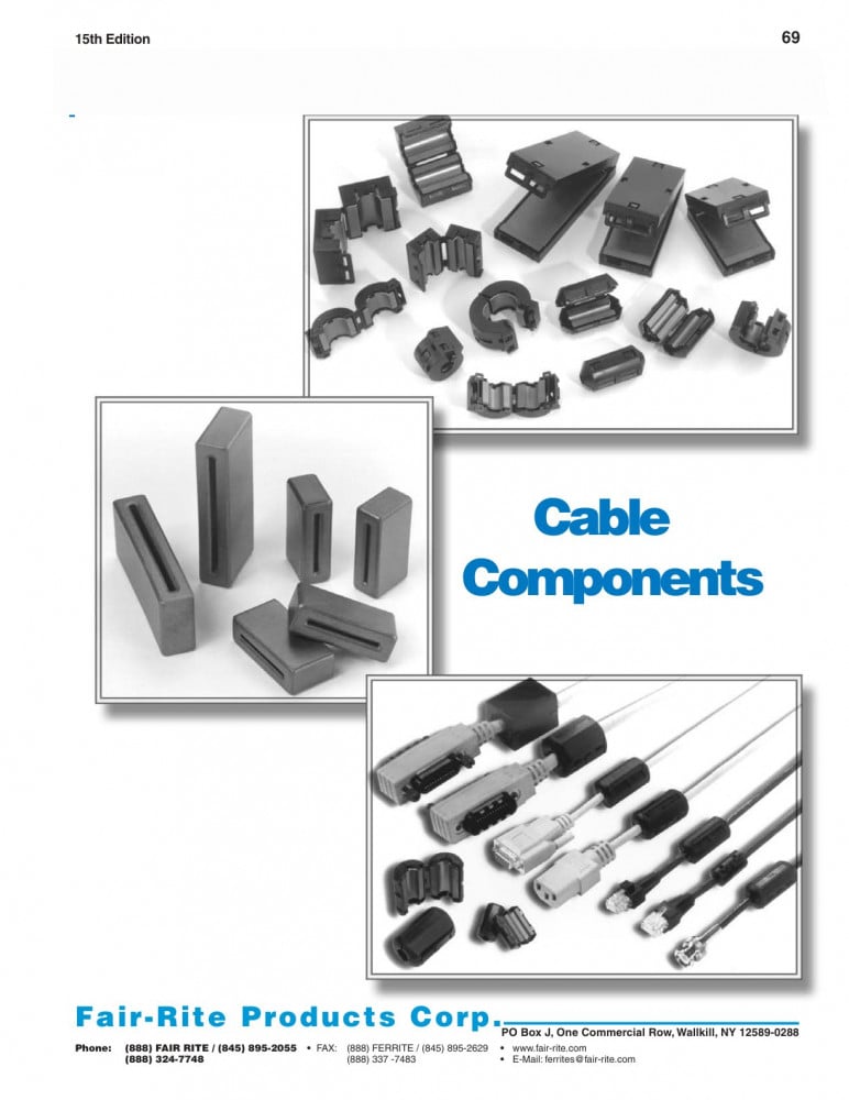 Fair-Rite catalog page 1