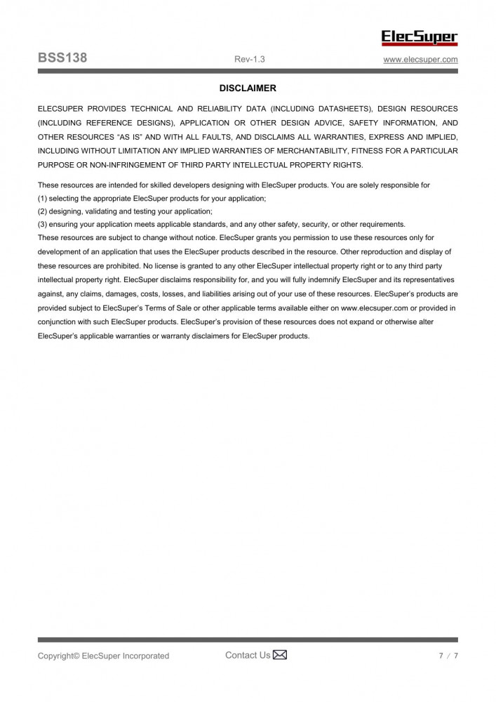 BSS138 datasheet page 7
