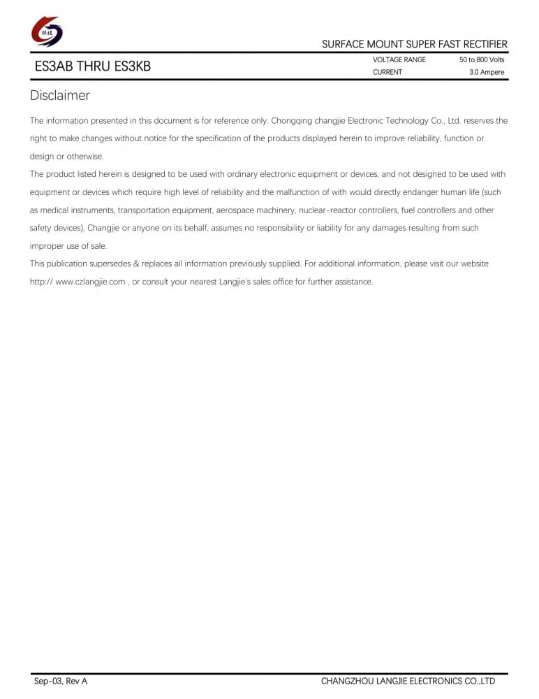 ES3GB datasheet page 6
