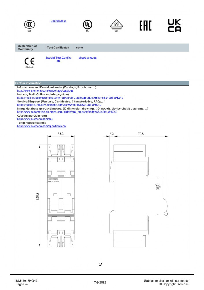 5SJ4201-8HG42 datasheet page 3