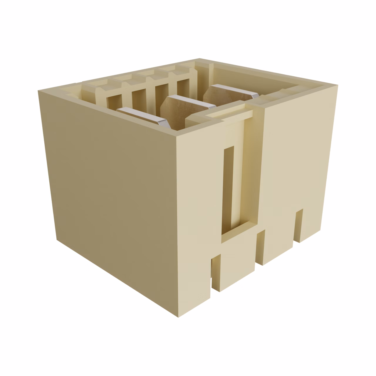 5.00mm Pitch Appli-Mate RAST 5 IDT Housing, Female, 4A, 2 Circuit, Natural, Position Keys 1b & 2a, All Code Keys, Latch Between Circuits 1 & 2