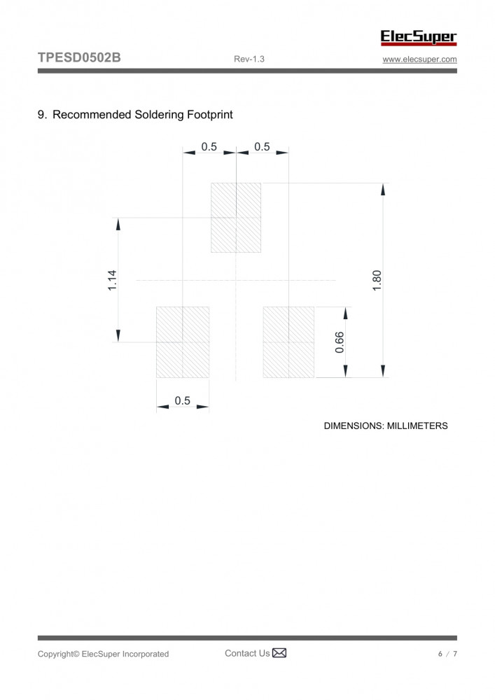 TPESD0502B datasheet page 6