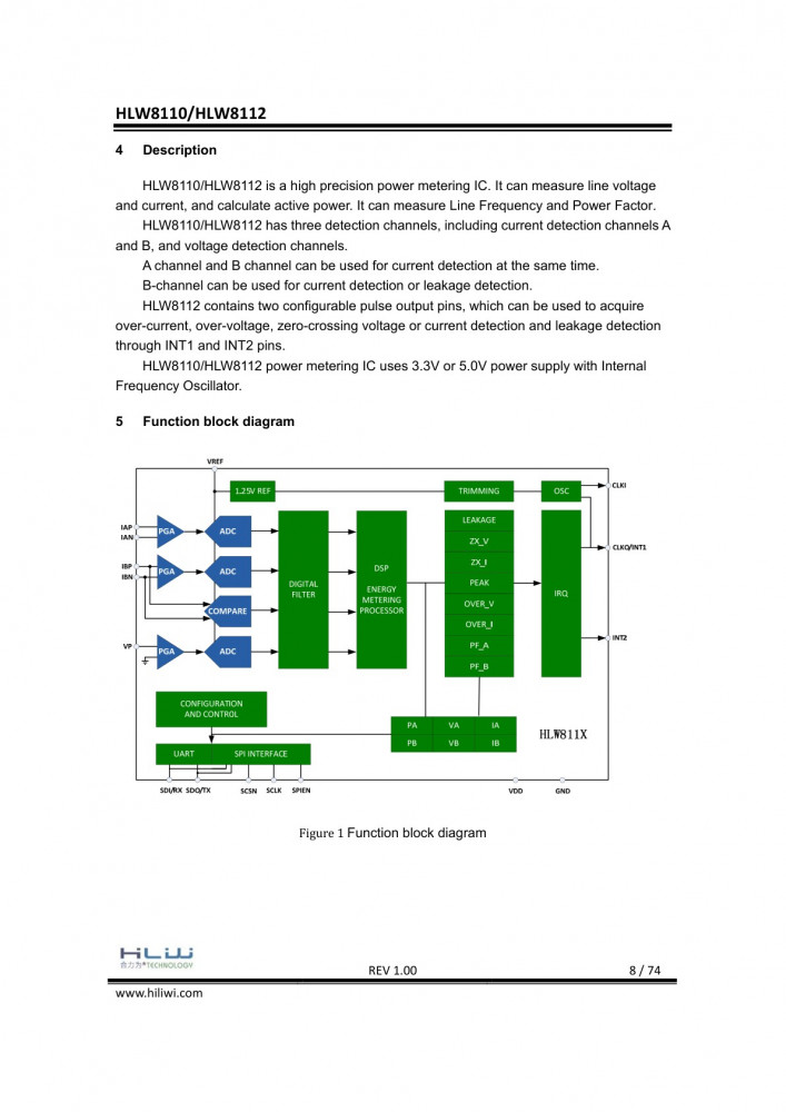 HLW8110 datasheet page 8