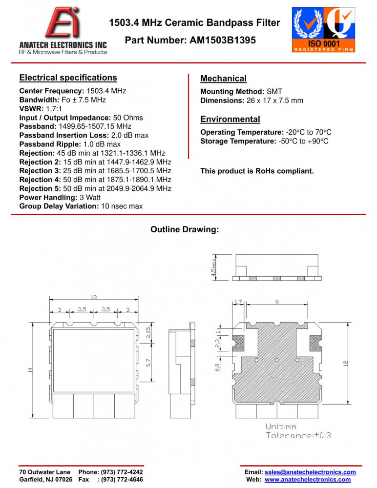 AM1503B1395 technical document preview