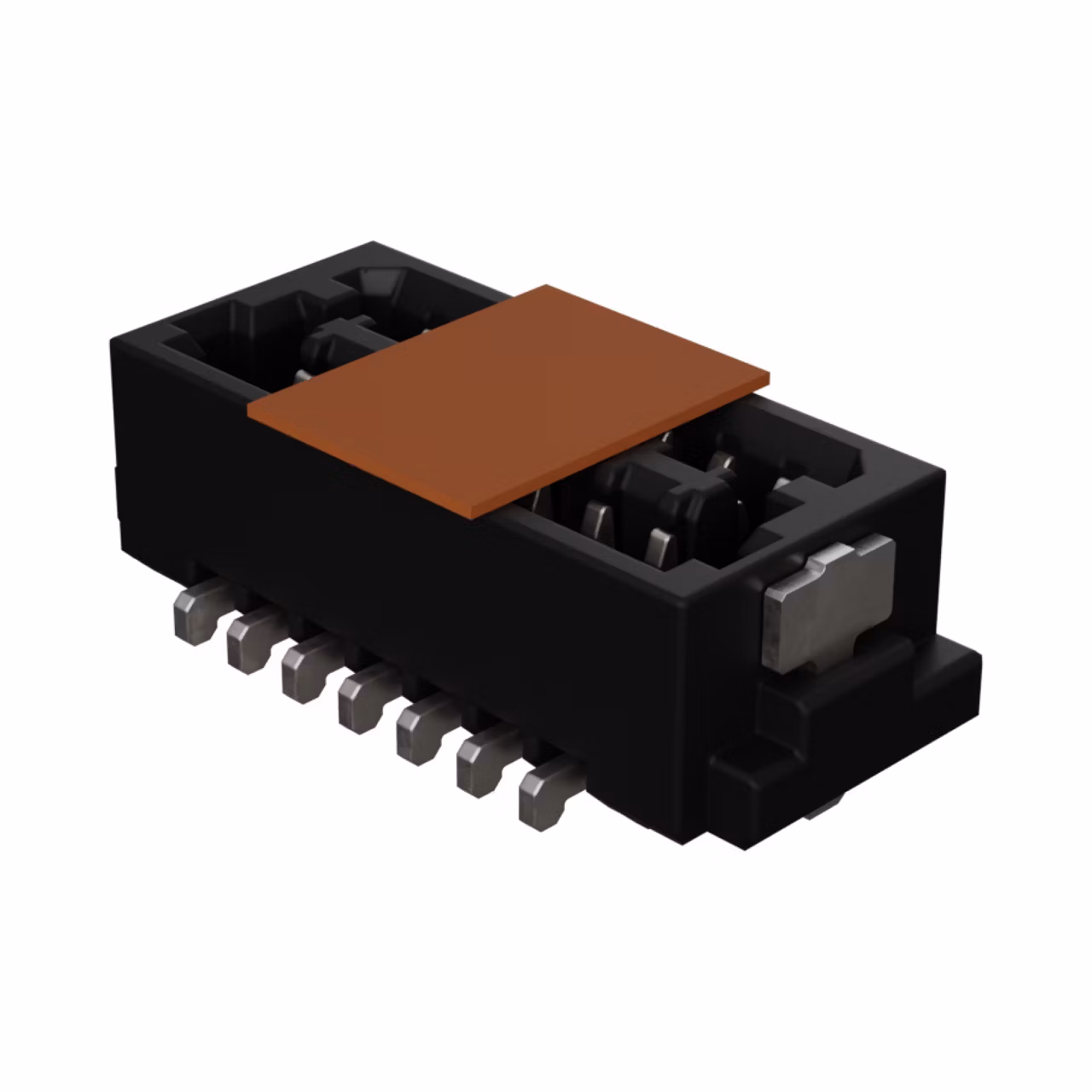 Zero-Hachi Header, 0.80mm Pitch, Dual Row, Vertical, Surface Mount, Matte Tin (Sn) Plating, Friction Lock, 14 Circuits, Tape and Reel for sale