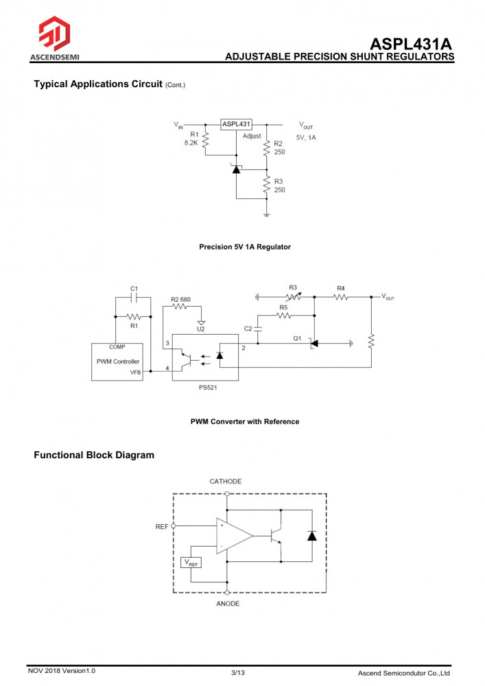 ASPL431A datasheet page 3