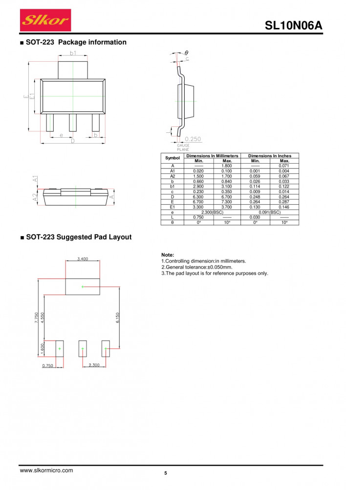 SL10N06A datasheet page 5