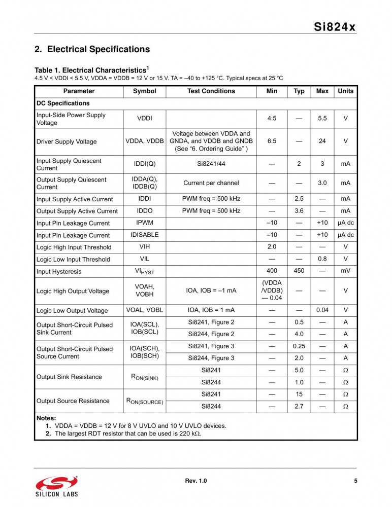 SI8241 document page 5