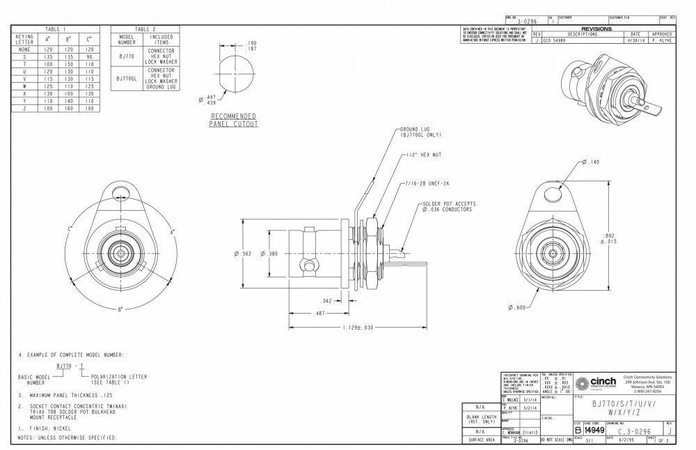BJ770 technical document preview