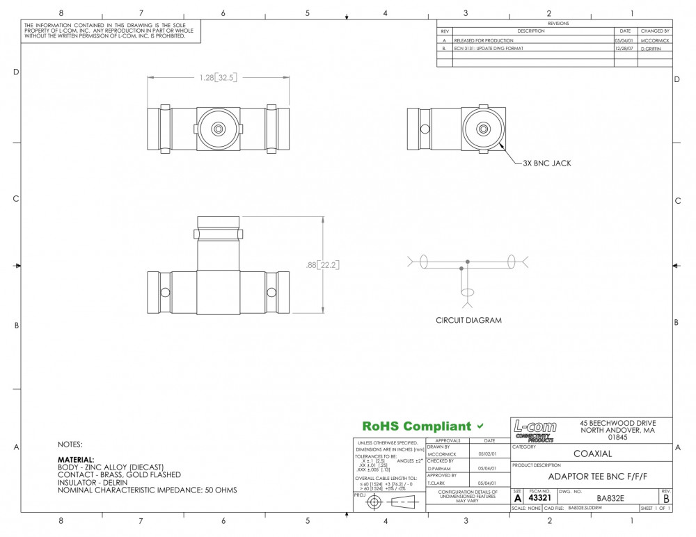 BA832E technical document preview