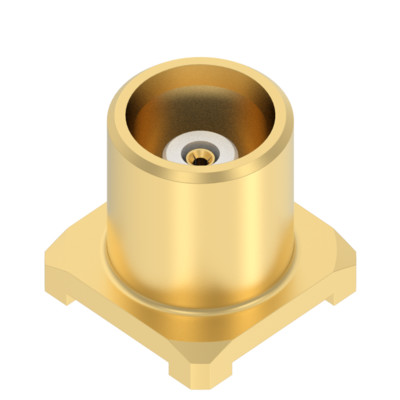 QMA / SQUARE FLANGE RECEPTACLE -