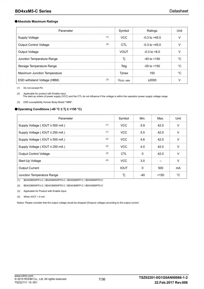 ROHM BD433M5WFPJ-CZE2 datasheet page 7