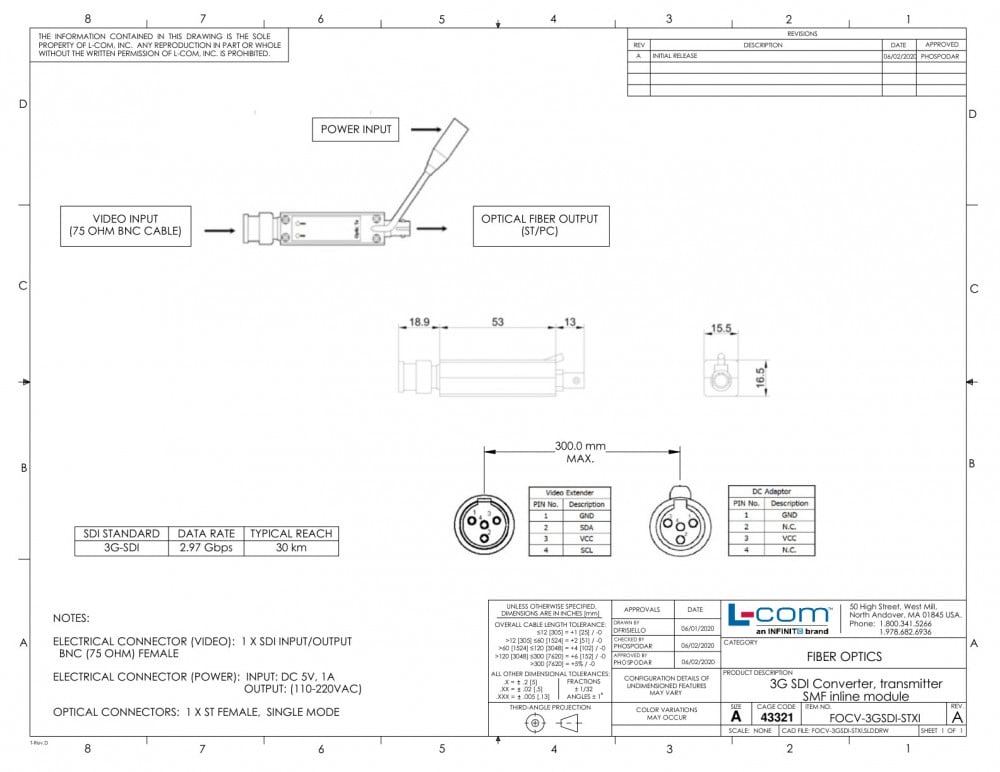 FOCV-3GSDI-STXI technical document preview