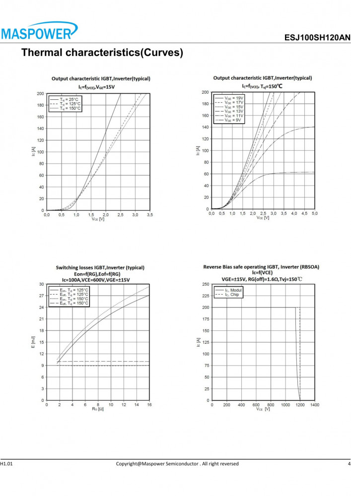 ESJ100SH120AN datasheet page 4