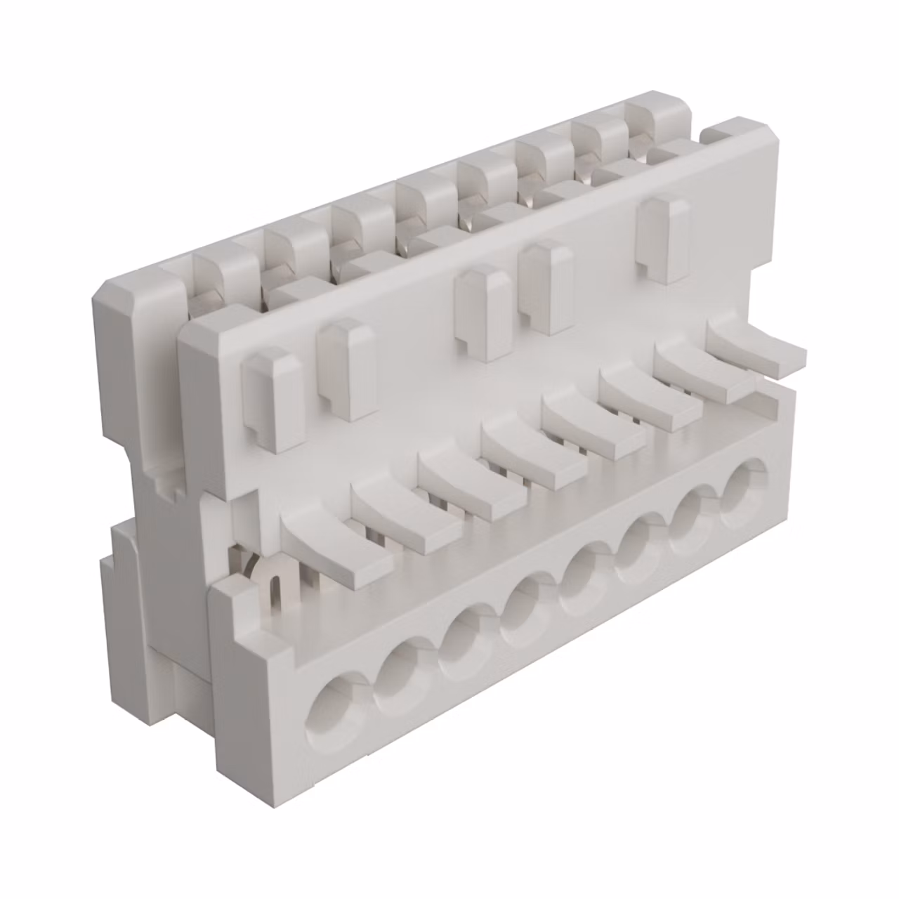 Appli-Mate RAST 2.5 IDT Housing, 2.50mm Pitch, Direct/Indirect, Female, 7 Circuits, Position Key A Removed