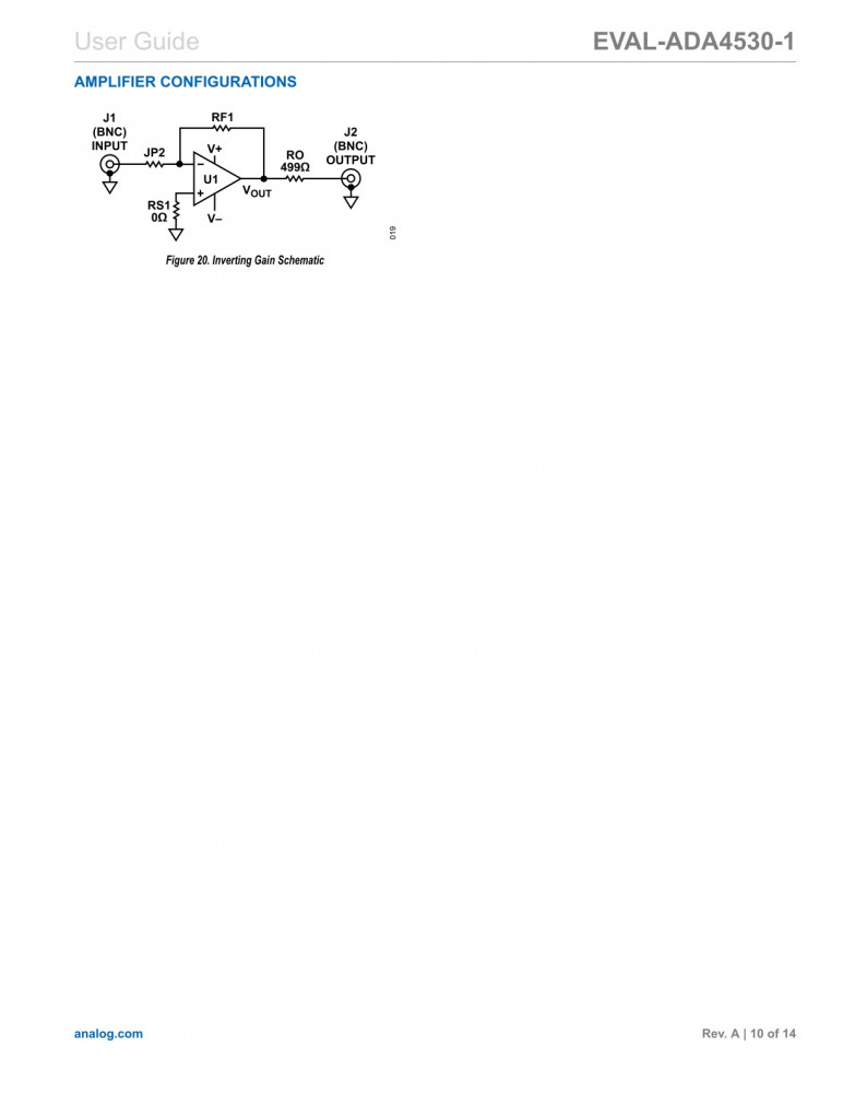 ADA4530-1R-EBZ technical document preview, page 10