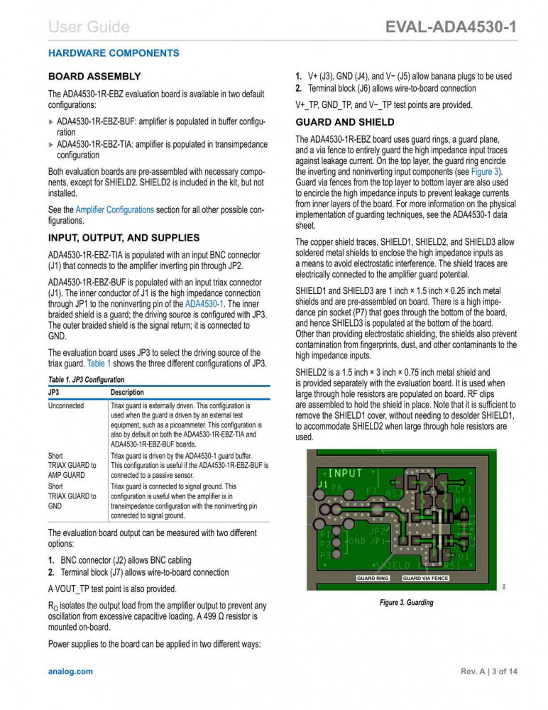 ADA4530-1R-EBZ technical document preview, page 3
