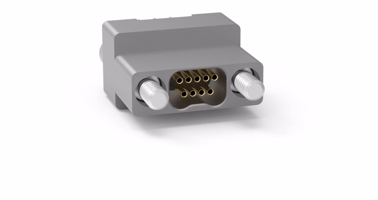 AirBorn N Series, Nano-D Board Mount Receptacle, 0.025