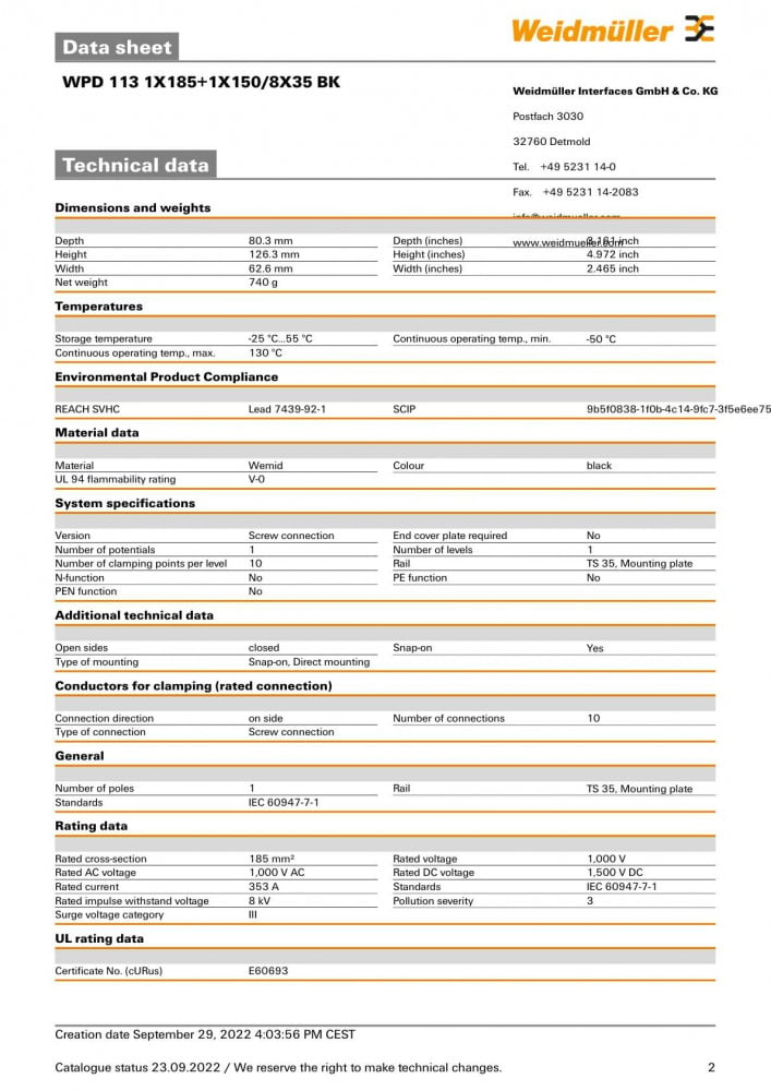 WEIDMULLER 2730360000 document page 2