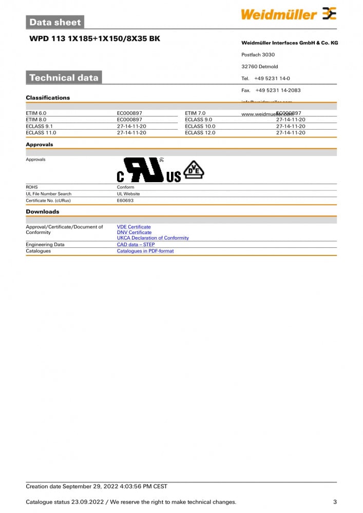 WEIDMULLER 2730360000 document page 3