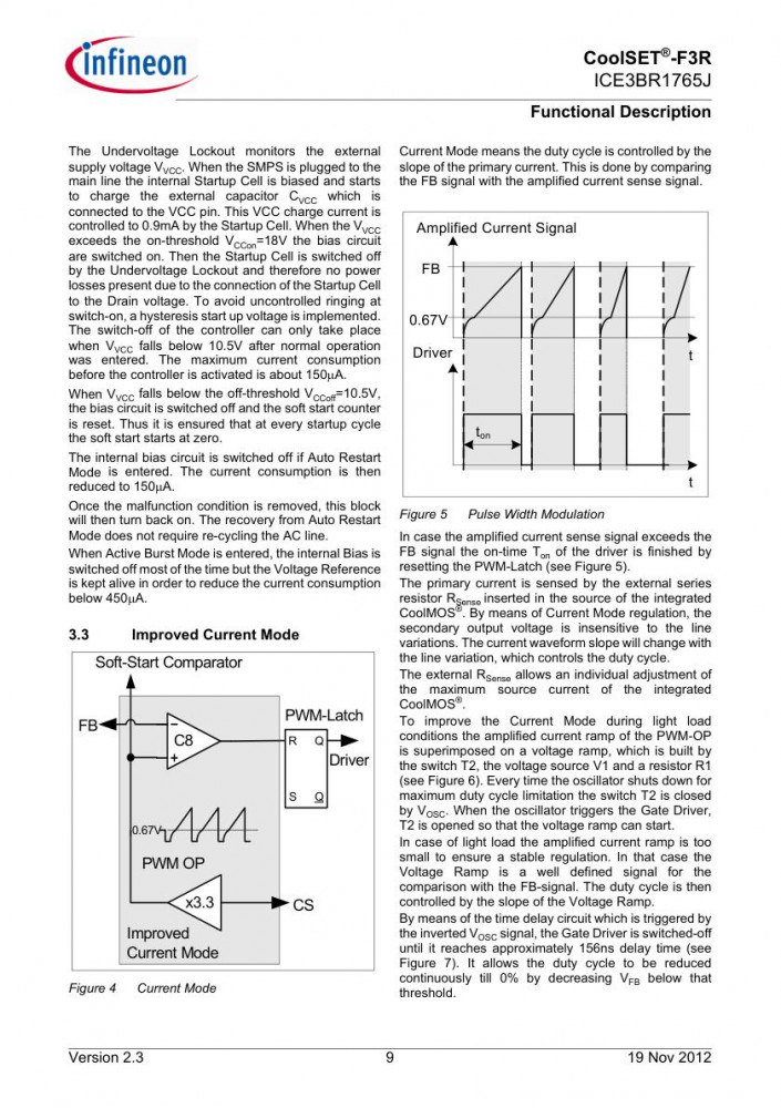 ICE3BR1765J datasheet page 9