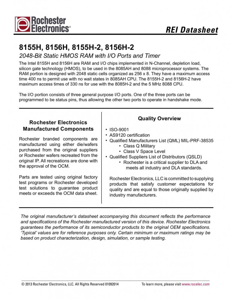 P8155H technical document page 1
