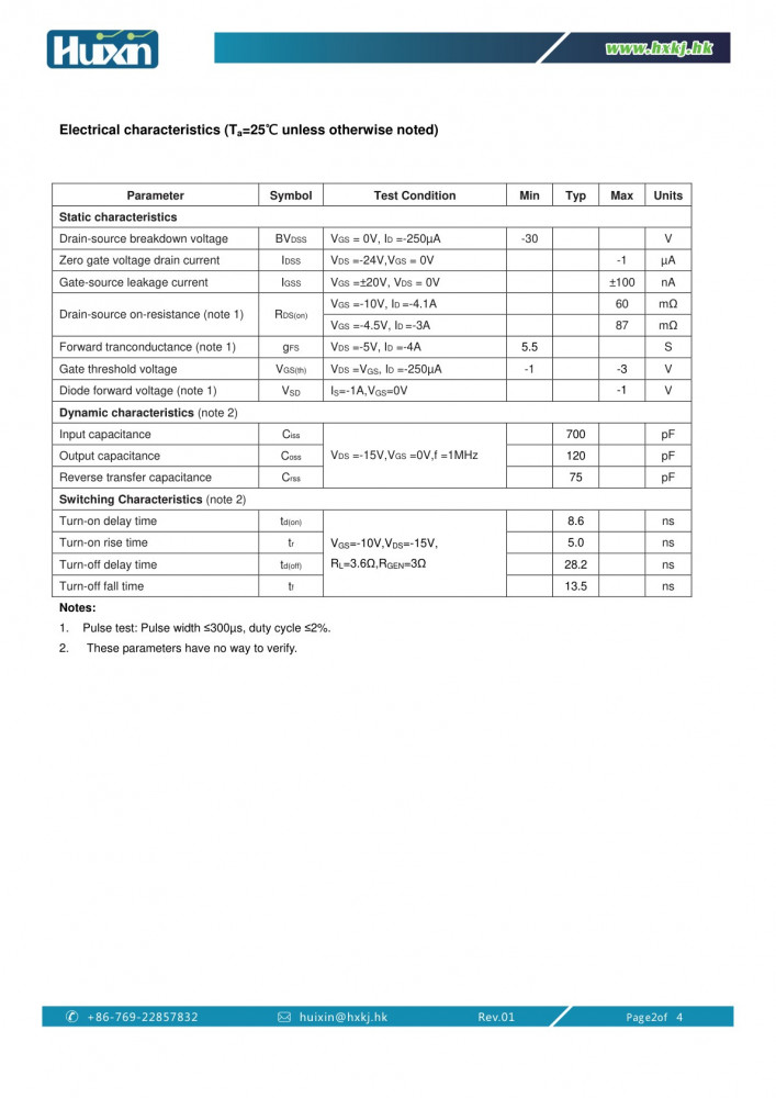 BC3407 datasheet page 2