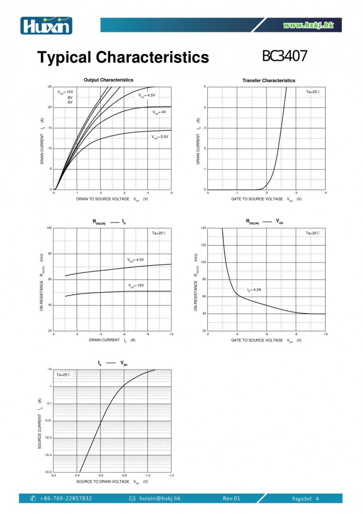BC3407 datasheet page 3