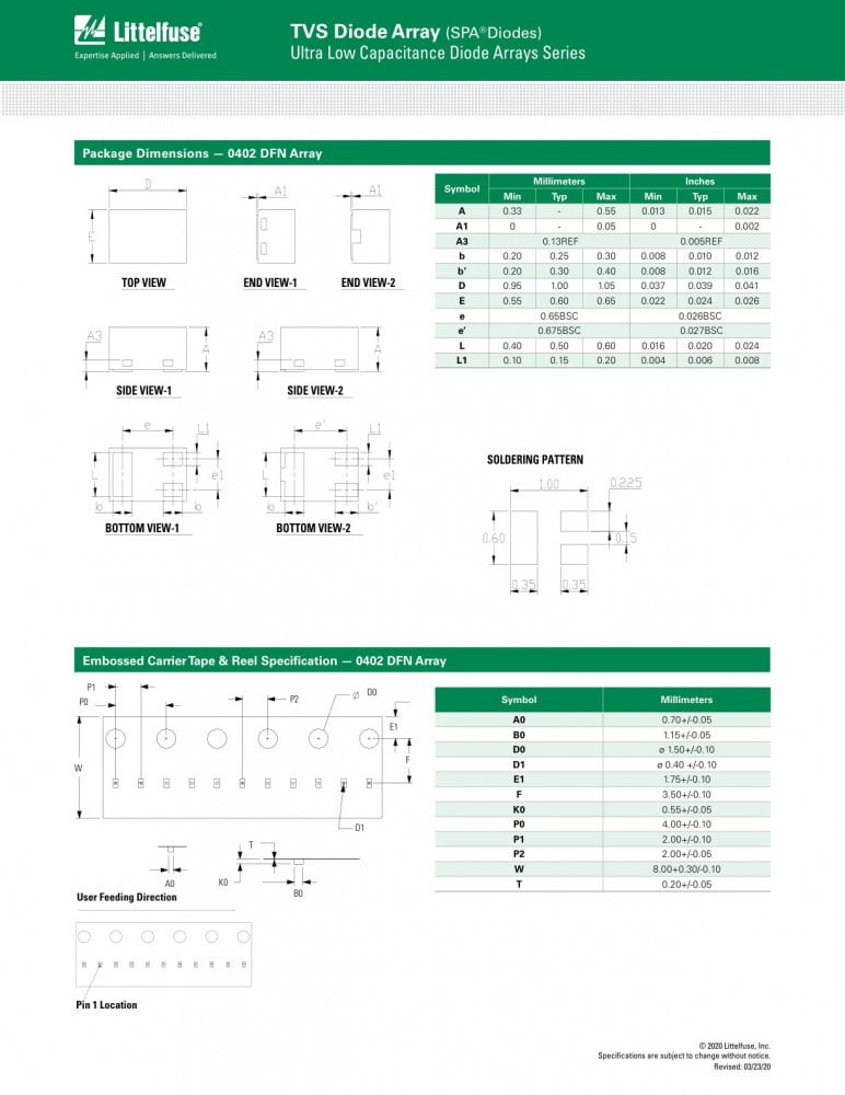 Littelfuse SP1004U-ULC-04UTG datasheet page 4