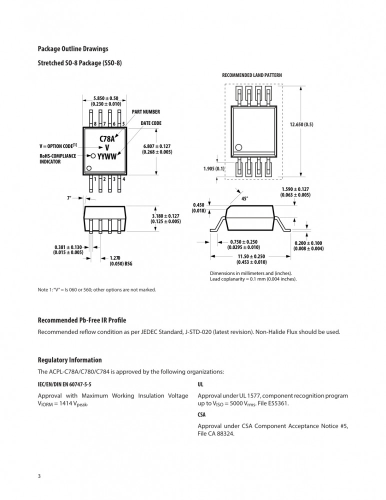 ACPL-C784 datasheet page 3