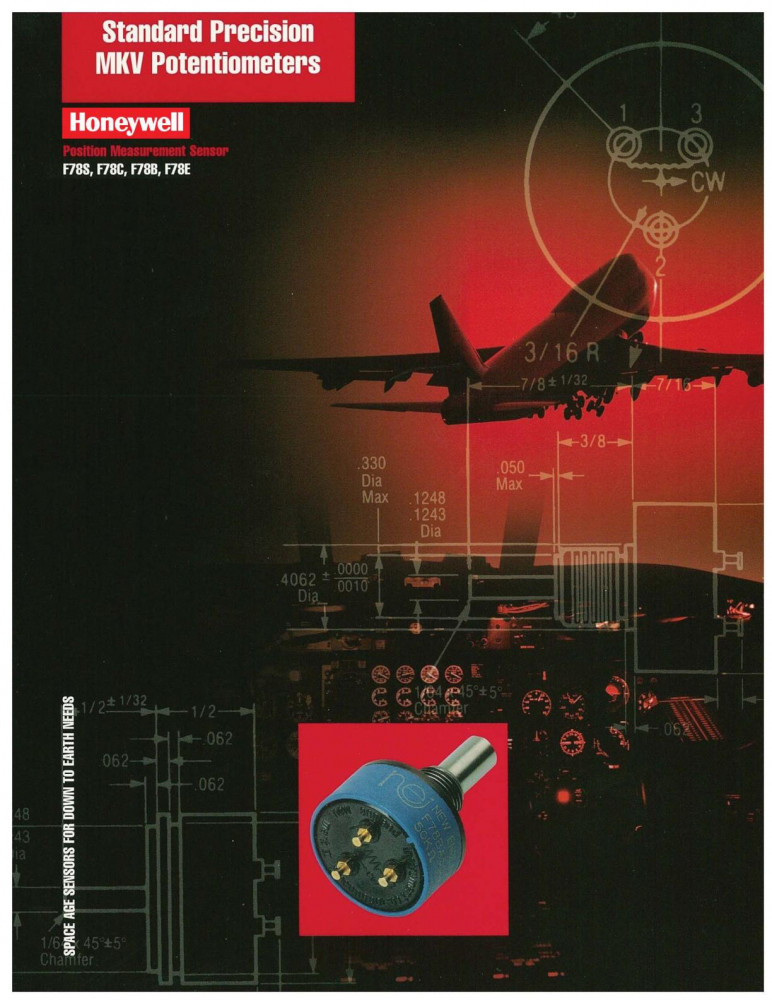 Honeywell F78 series technical document page 1
