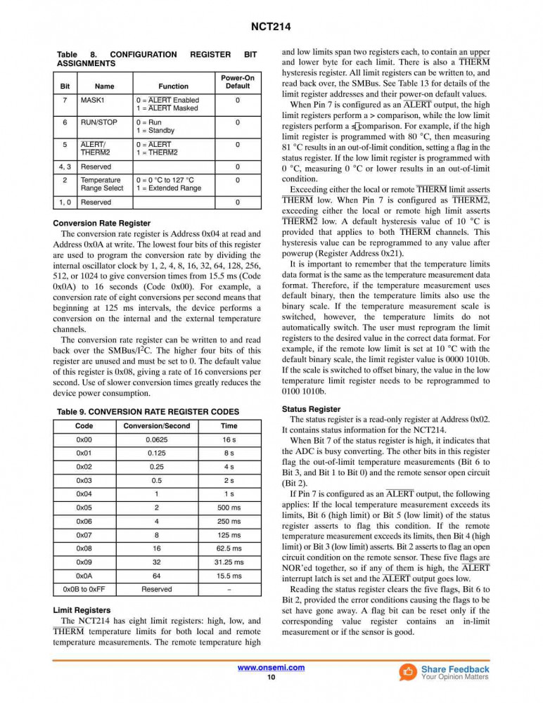 NCT214 datasheet page 10