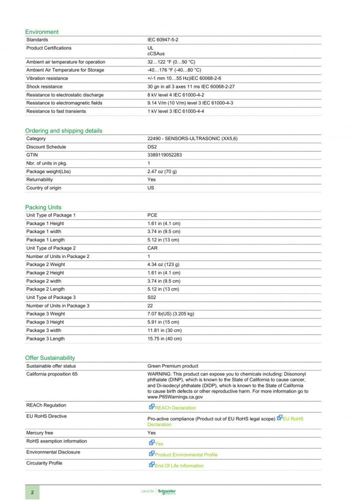 XX930A2A2M12 technical document page 2