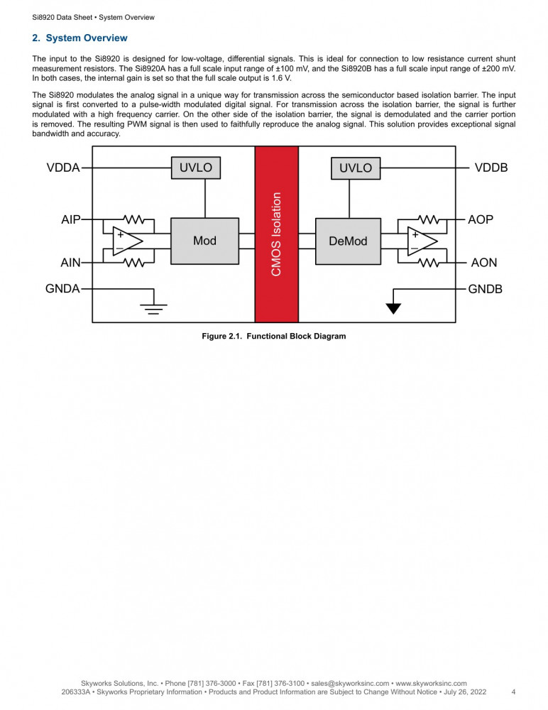 SI8920 datasheet page 4