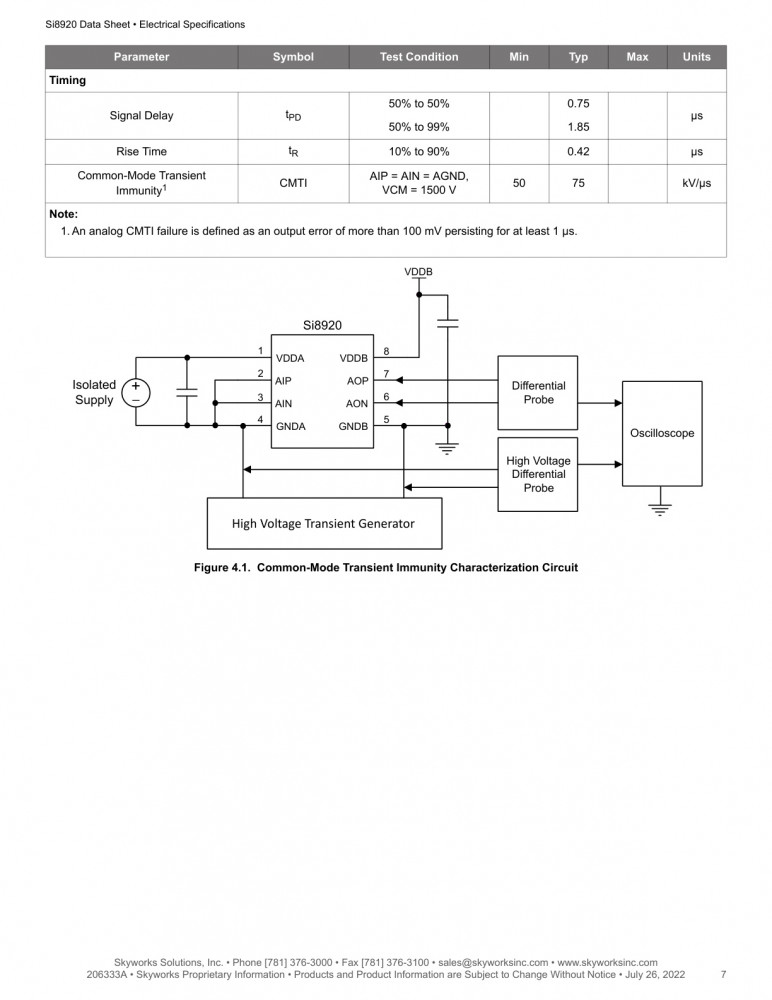 SI8920 datasheet page 7