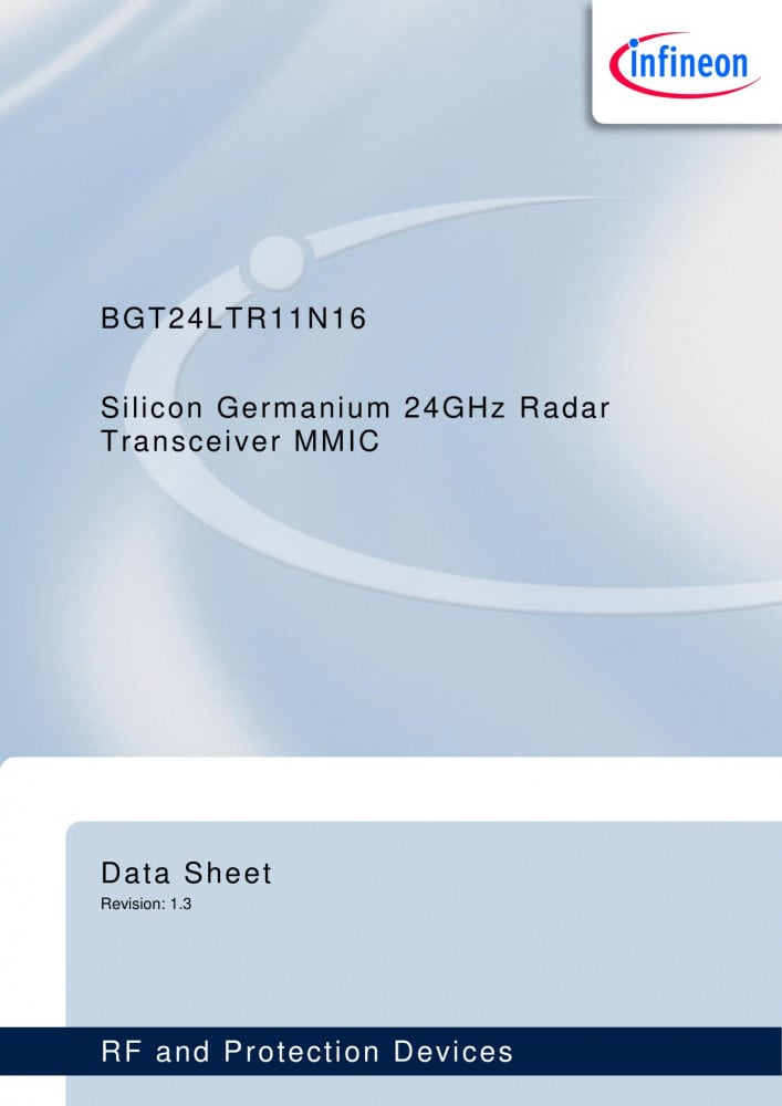 BGT24LTR11N16 datasheet page 1