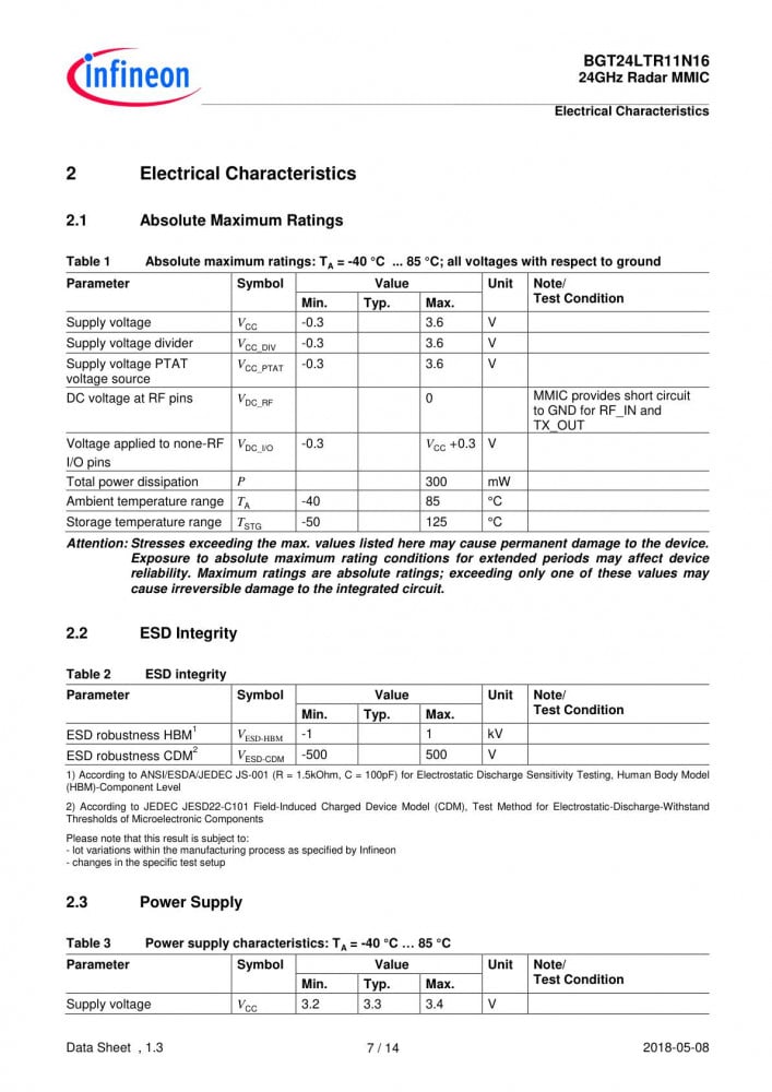 BGT24LTR11N16 datasheet page 7