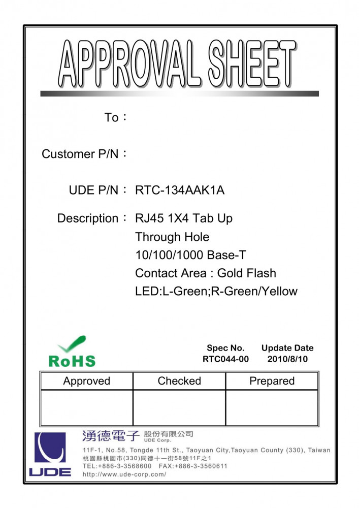 RTC-134AAK1A document page 1