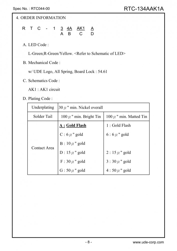 RTC-134AAK1A document page 9