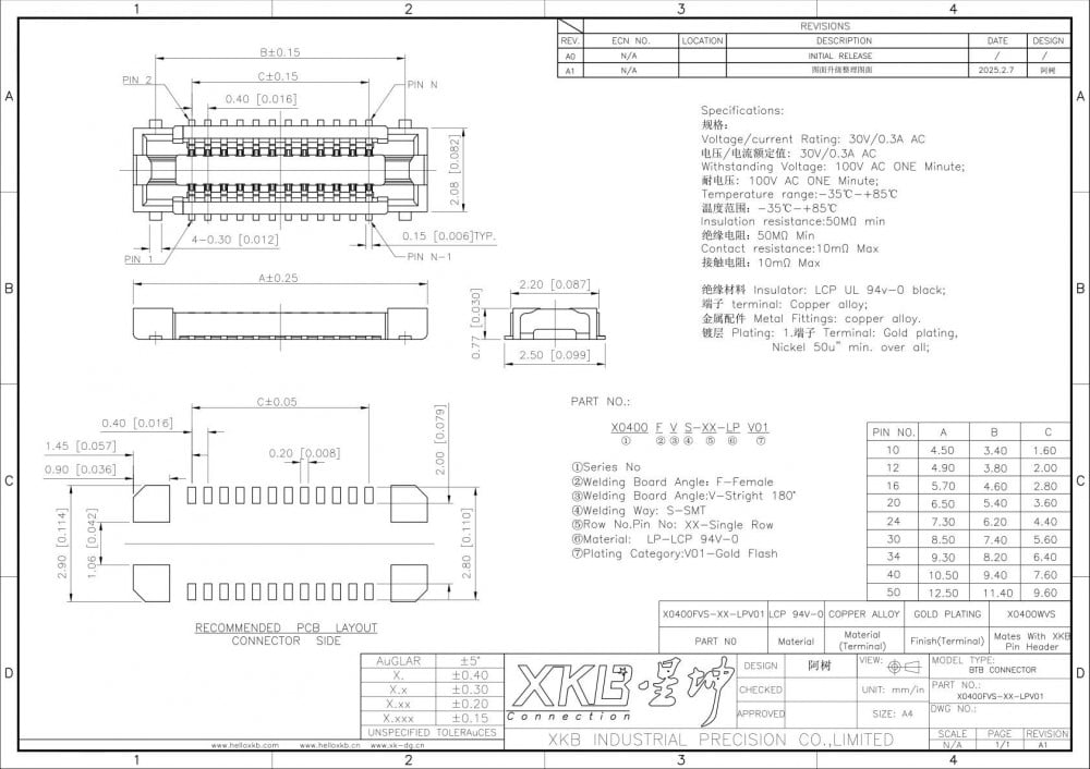 X0400FVS-20-LPV01 technical drawing preview