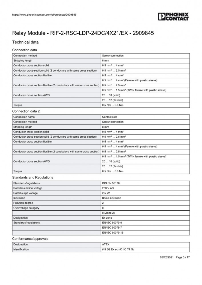 Phoenix Contact 2909845 document page 3