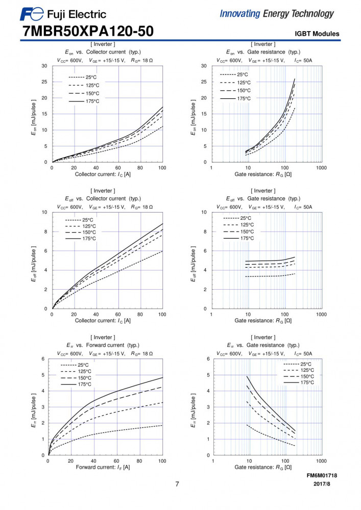 7MBR50XPA120-50 datasheet page 7